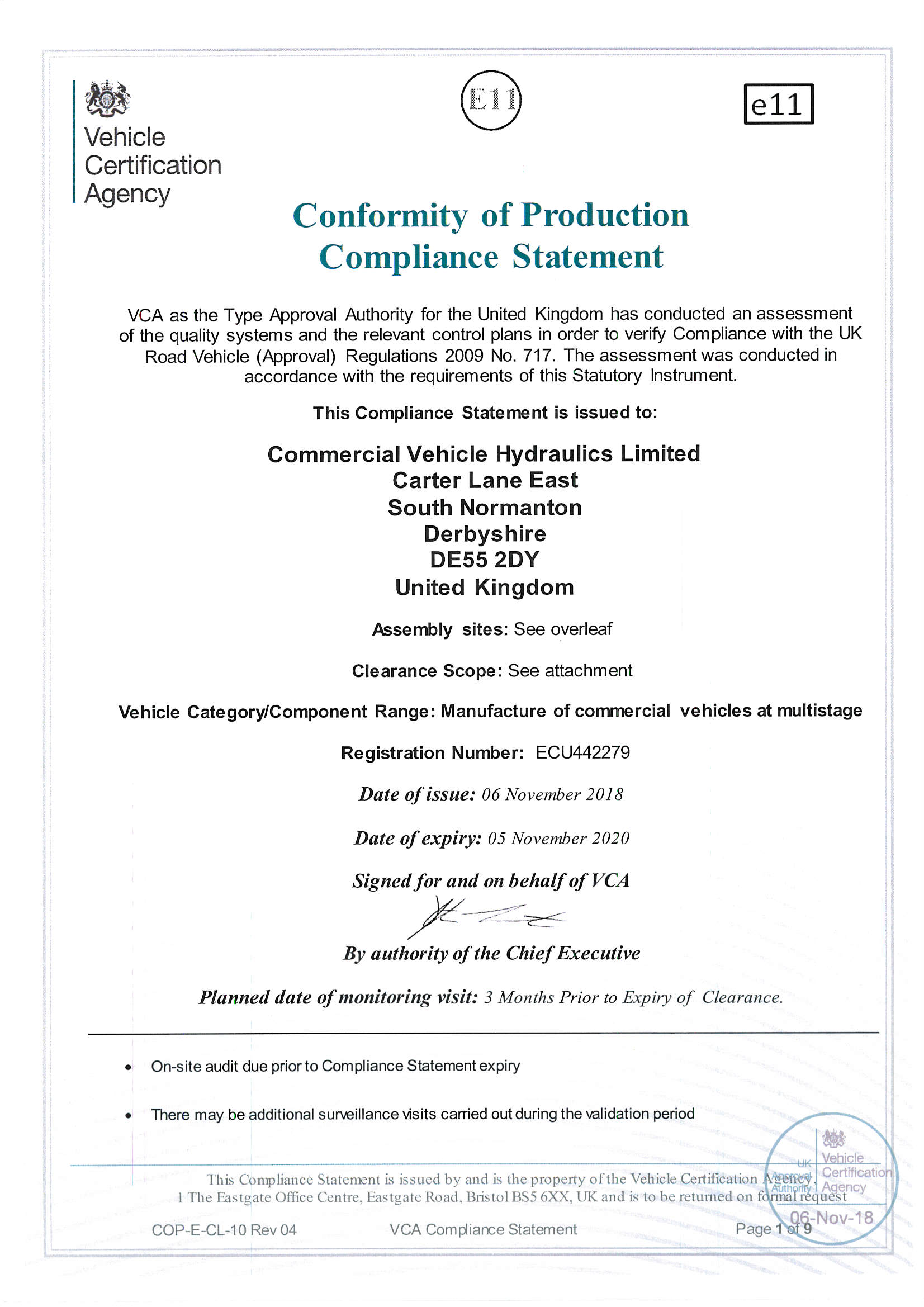 WVTA - Commercial Vehicle Hydraulics